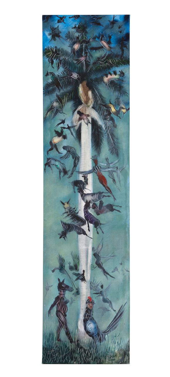 Bonhams : AISAR ABDALÁ JALIL MARTÍNEZ (B. 1953) Palma 62 3/8 x 15 5/8 ...