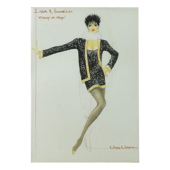 Bonhams : Moss Mabry (1918-2006): Costume Sketch for Liza Minelli in ...