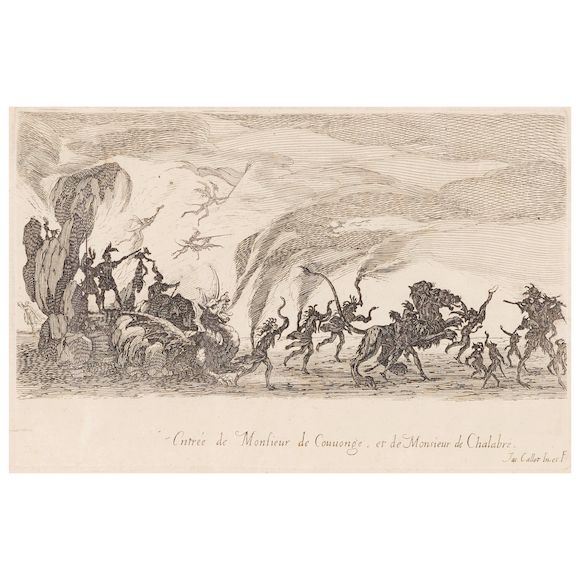 Bonhams : Jacques Callot (1592-1635); Marco Cambini; Entry of M. de ...