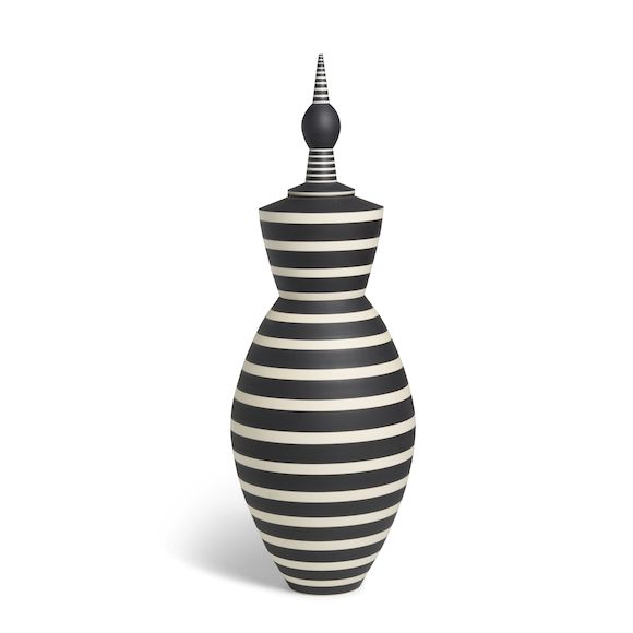 Bonhams : ROSELINE DELISLE (1952-2003) Quadruple 81994glazed porcelain ...
