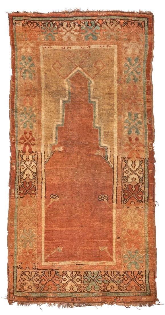 Bonhams Skinner : Anatolian or Moroccan Village Prayer Rug 2 ft. 9 in ...