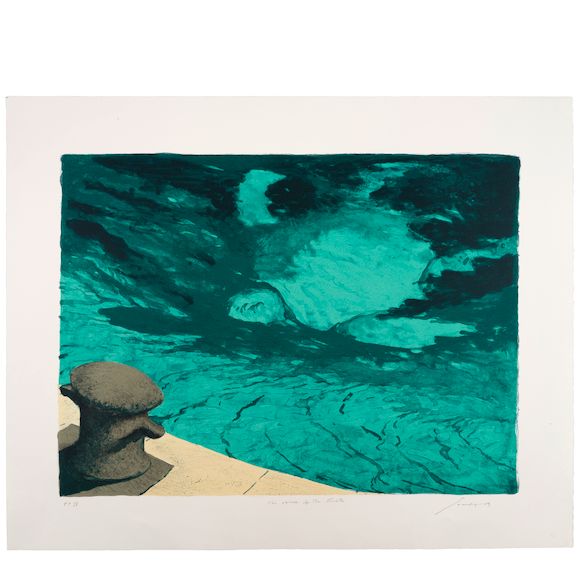 Bonhams : JULIO LARRAZ (B. 1944) The Voice of the Turtle 29 1/2 x 36 7/8 in (74.9 x 93.7 cm ...