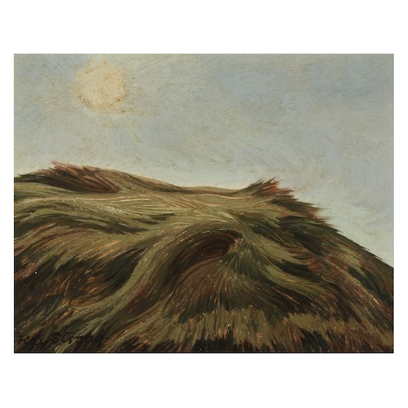 Bonhams : Ray Stanford Strong (1905-2006) New Alfalfa, Fall Sun 8 x 10 ...