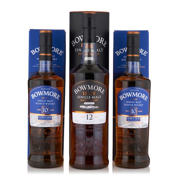 Bonhams Skinner : Bowmore Enigma (1 bottle, liter) Bowmore Dorus Mor 10 ...