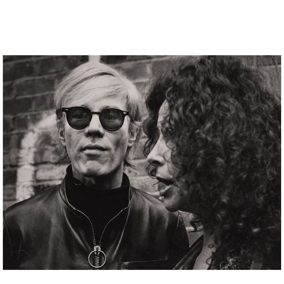 Bonhams : Sam Falk (1900-1991); 'Andy Warhol and Ultra Violet - At a ...