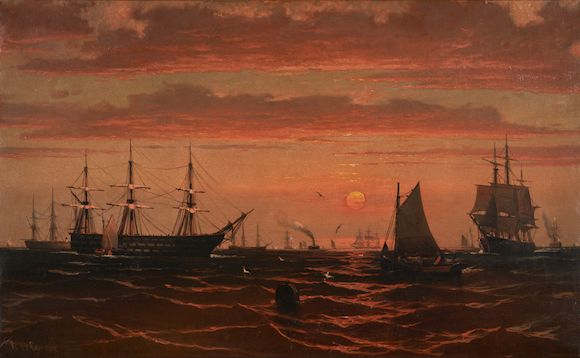 Bonhams Skinner : WILLIAM WILSON COWELL (American, 1848/56-1910) Ships ...