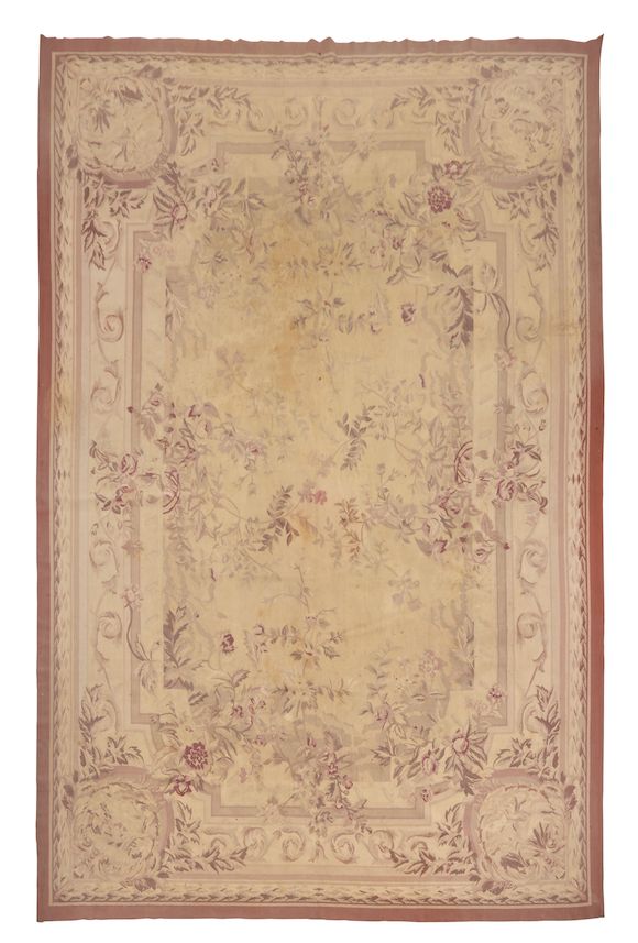 Bonhams Skinner : Chinese Aubusson Carpet China 9 ft. 8 in. x 14 ft. 2 in.