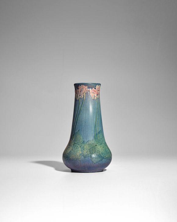 Bonhams : ANNA FRANCES SIMPSON FOR NEWCOMB POTTERY Vasecirca 1913glazed ...