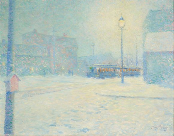 Bonhams Skinner : DWIGHT BLANEY (American, 1865-1944) Brookline Village ...