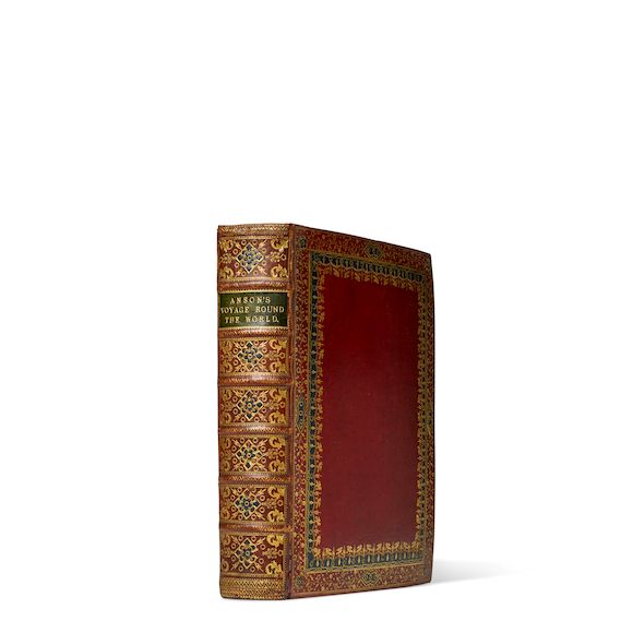 Bonhams : THE J.R. ABBEY-LORD WARDINGTON COPY OF ANSON. ANSON, GEORGE ...