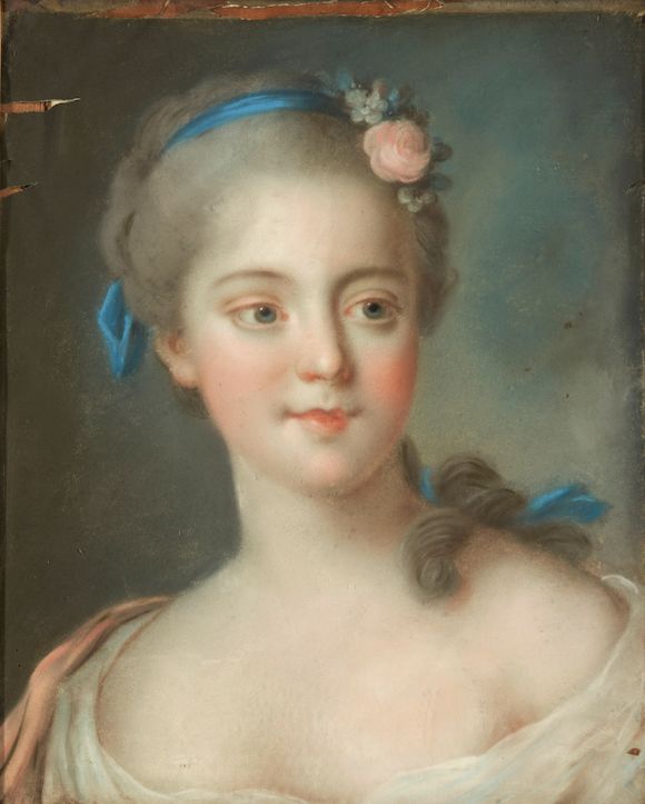 Bonhams Skinner : French School (18th century) Portrait of A Lady with ...