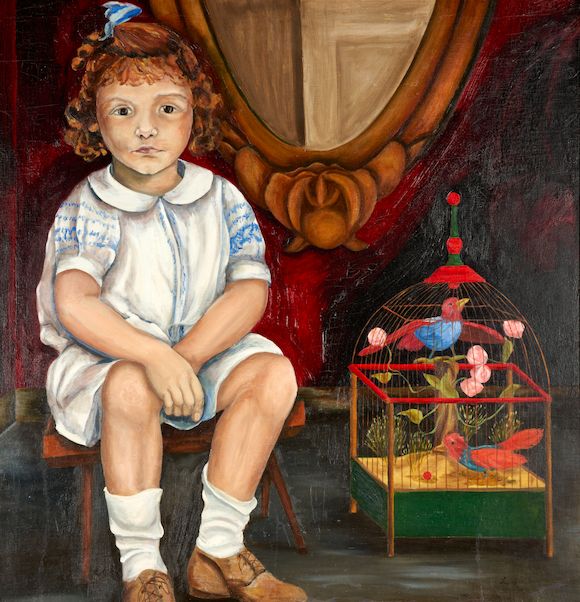 Bonhams Skinner : DORIS LINDO LEWIS (American, 1909-1995) Self Portrait ...