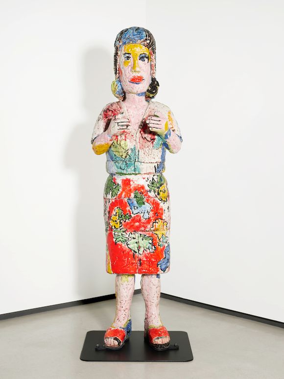Bonhams : VIOLA FREY (1933-2004) Determined Woman (Standing Woman ...