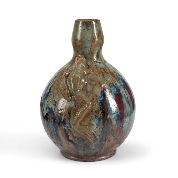 Bonhams Skinner : CHARLES VIRION (1865-1946) FOR BOUÉ ET PETIT VASE ...