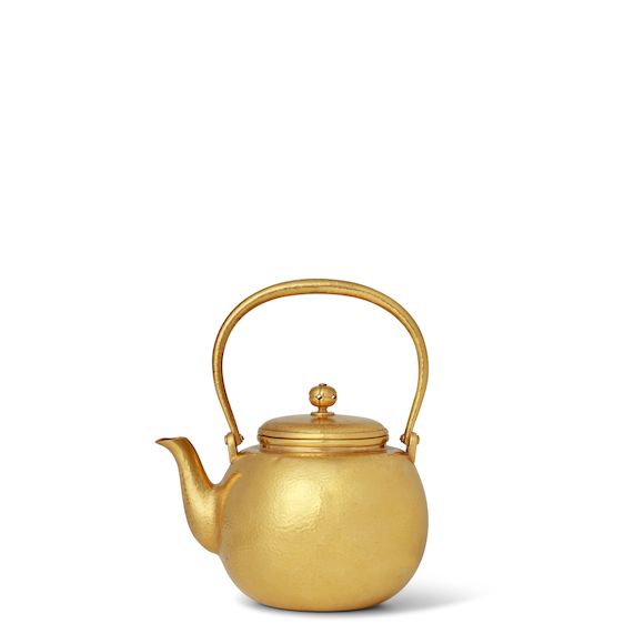 Bonhams : A SOLID GOLD TEA POT Taisho (1912-1926) or Showa (1926-1989 ...