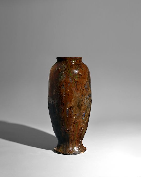 Bonhams Skinner : HUGH C. ROBERTSON (1845-1908) FOR DEDHAM POTTERY VASE ...