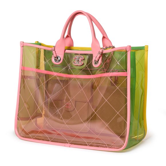 Bonhams : CHANEL COCO SPLASH LARGE PVC TOTE Spring/Summer 2018