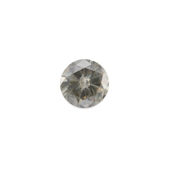 Bonhams : A LOOSE FANCY GRAY DIAMOND WITH GIA REPORT