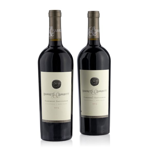 Bonhams Skinner : Barrett & Barrett Cabernet Sauvignon, 2013 (2 bottles ...
