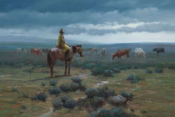 Bonhams : Robert Pummill (born 1936) Change in the Weather (Night ...