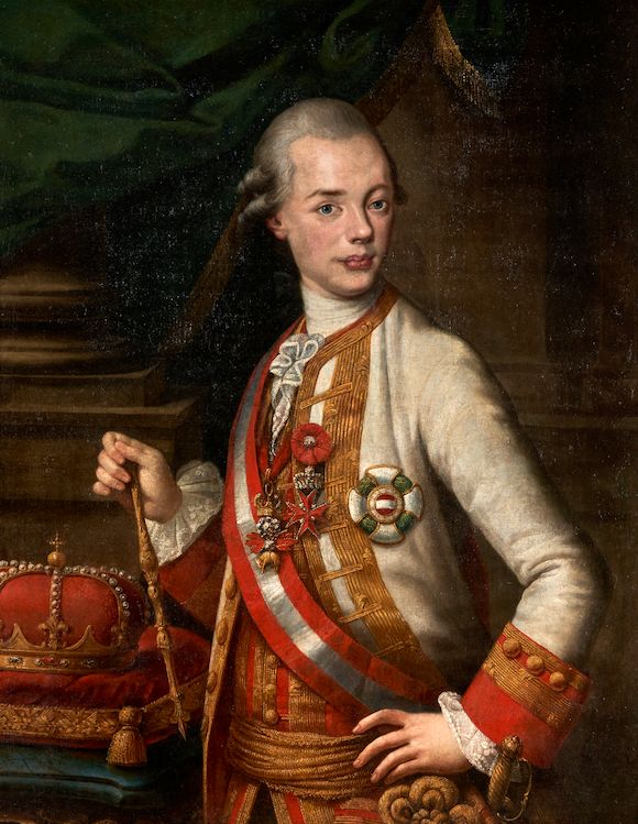 Bonhams Skinner : Circle of Pompeo Girolamo Batoni (Italian, 1708-1787) Portrait of Leopold II ...