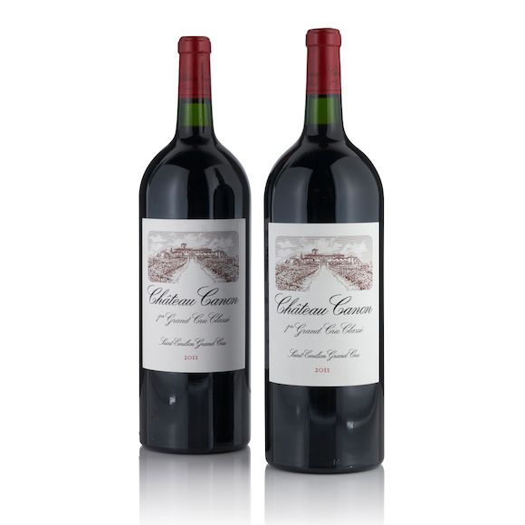 Bonhams Skinner : Château Canon, 2011 (2 bottles, 1.5L)