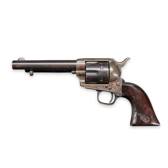 Bonhams Skinner : A MARTIALLY MARKED 1890s REFURBISHED COLT SINGLE ...