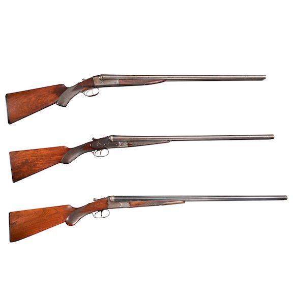 Bonhams Skinner : THREE SPORTING ARMS. Curio or Relic firearm