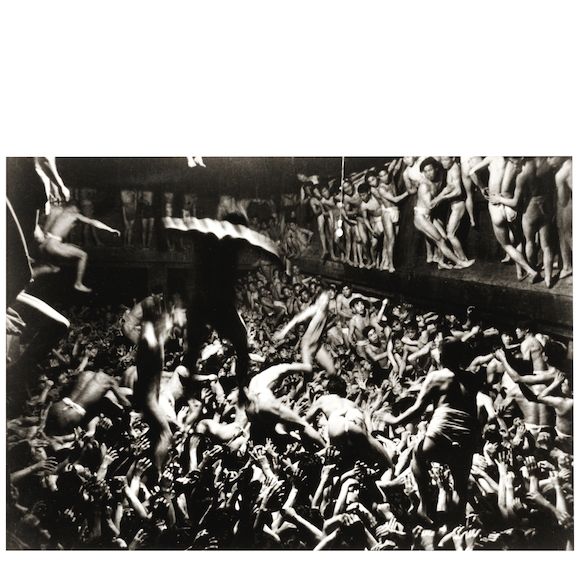 Bonhams : Horace Bristol (1908-1997); Shinto Shrine Melee, New Year's ...