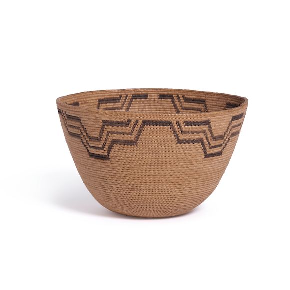 Bonhams : A Washo (Washoe) basketry bowl