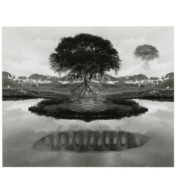 Bonhams : Jerry Uelsmann (1934-2022); Untitled (Floating Tree);
