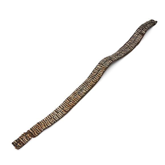 Bonhams Skinner : An Inuit caribou teeth woman's belt lg. 50 1/2 in.
