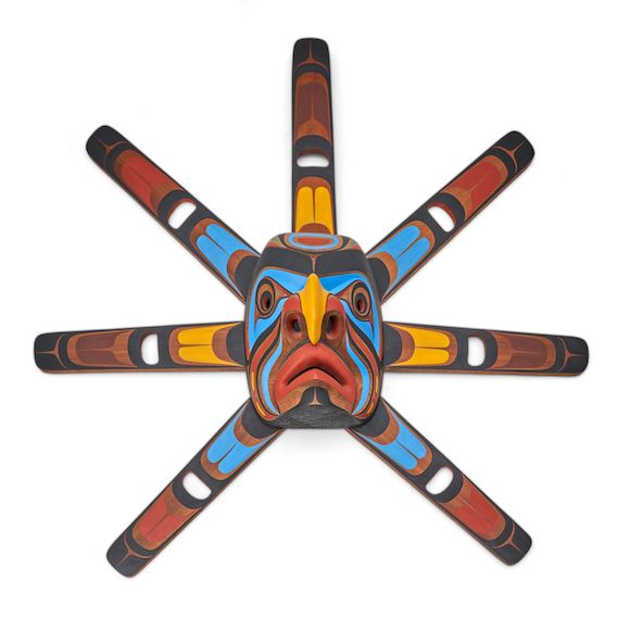 Bonhams Skinner : A Jay Brabant mask, "Sun Mask," 1995 Jay Brabant ...