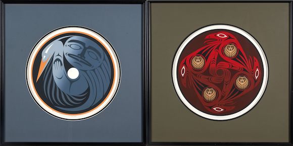 Bonhams Skinner : Two Susan Point serigraphs Susan Point, Coast Salish ...