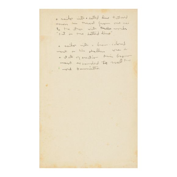 Bonhams : IMPORTANT TATTOO BOOK FROM HARRY CROSBY'S LIBRARY. HAMBLY, W ...