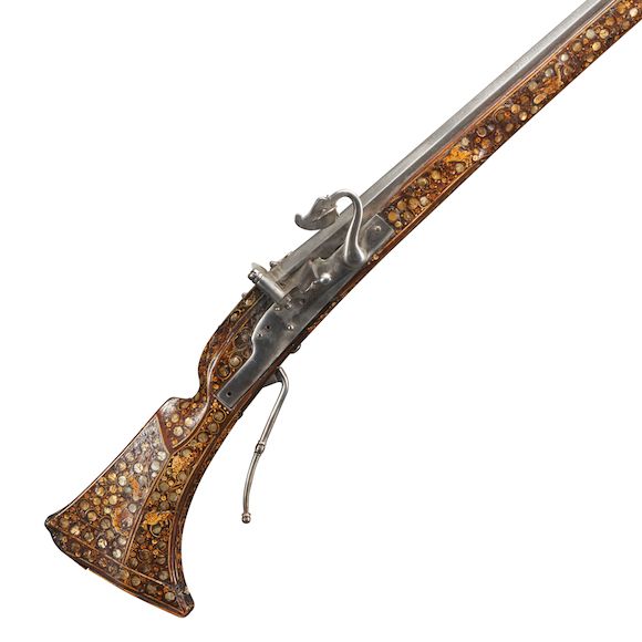 Bonhams Skinner : A COMPOSITE ENGLISH OR DUTCH MATCHLOCK MUSKET WITH ...