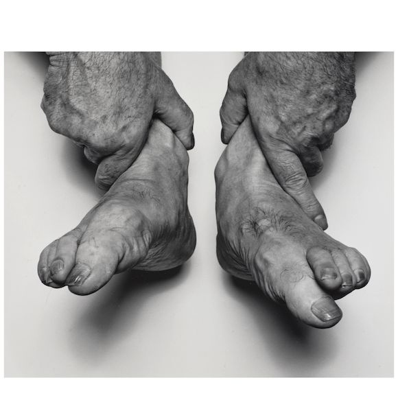 Bonhams : John Coplans (1920-2003); Self-Portrait (Hands Holding Feet);