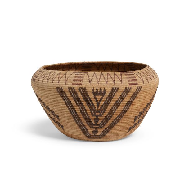 Bonhams : A Western Mono polychrome basket