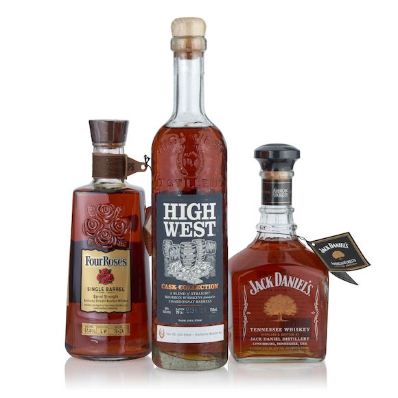 Bonhams Skinner : Four Roses Single Barrel (1 bottle, 750ml)High West ...