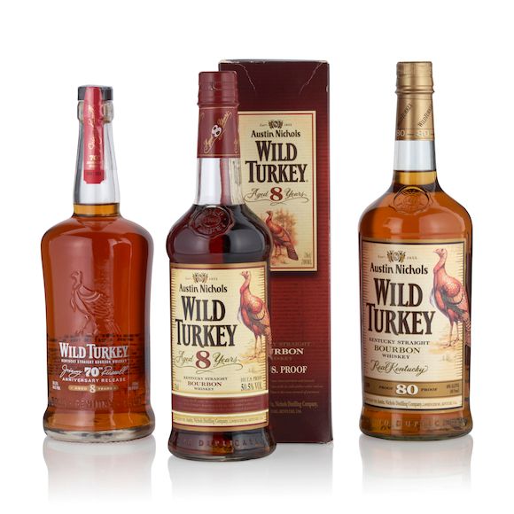 Bonhams Skinner : Wild Turkey 8 Years Old (1 bottle, 700ml) Wild Turkey ...