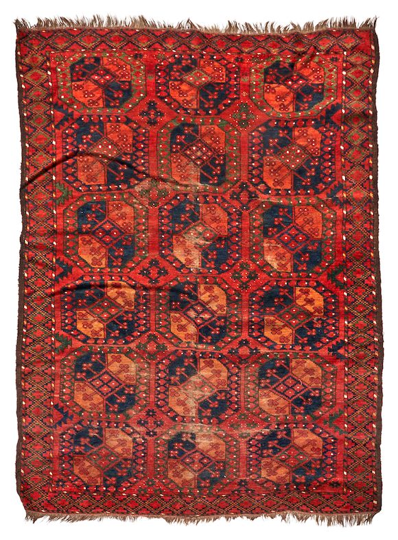 Bonhams Skinner : Beshir Rug Turkestan 5 ft. 9 in. x 7 ft. 9 in.