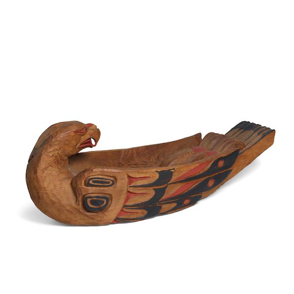 Bonhams : A Simon Charlie eagle effigy feast bowl