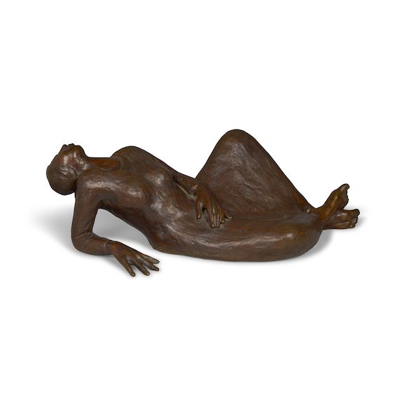 Bonhams : An R.C. Gorman bronze, "Rosa," 1980