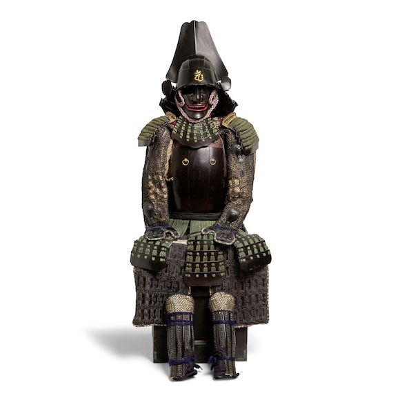 Bonhams : AN ARMOR WITH A TATEHAGI OKEGAWA DŌ (VERTICAL-PLATE CUIRASS ...