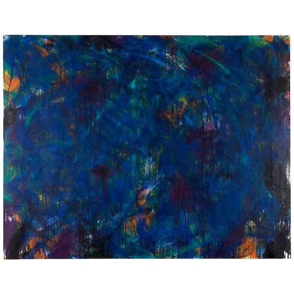 Bonhams : NORMAN BLUHM (1921-1999) Passing Waterfall 44 5/8 x 57 1/4 in ...