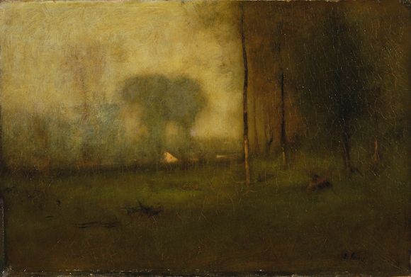 Bonhams : George Inness (1825-1894) Morning, Englewood 20 1/4 x 30 1/8 ...