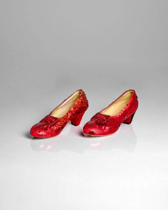 Bonhams : Wizard of Oz: A Pair of Western Costume Company Replica Ruby Slippers, Western Costume ...