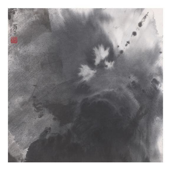 Bonhams : LUO FANG (LO FONG b.1937) Splash Ink Abstract, 2012