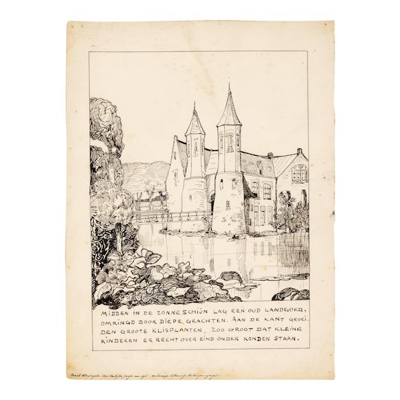 Bonhams : DRAFT ILLUSTRATION IN INK FOR THE UGLY DUCKLING. ANDERSEN ...