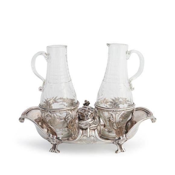 Bonhams Skinner : Louis XV .958 Silver Cruet Set,